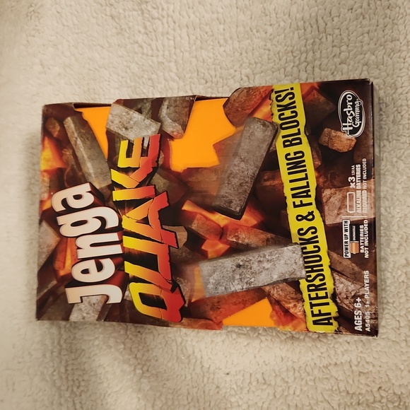 Hasbro | Toys | Hasbro Boardgame Jenga Quake Aftershocks Falling Blocks ...